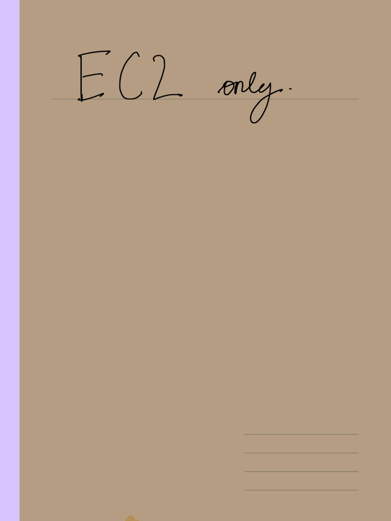 AWS EC2 Masterclass Notes | PDF