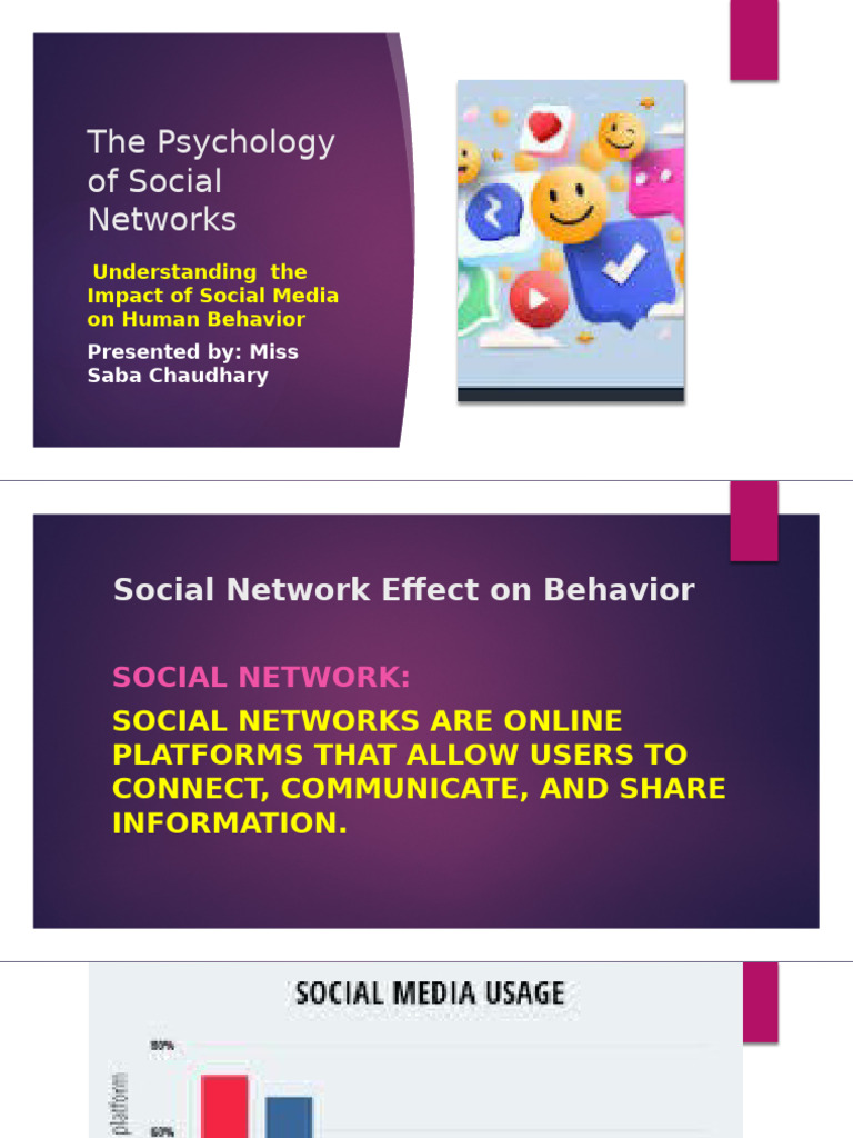 Social Media's Impact on Behavior | PDF | Social Media | Popular ...
