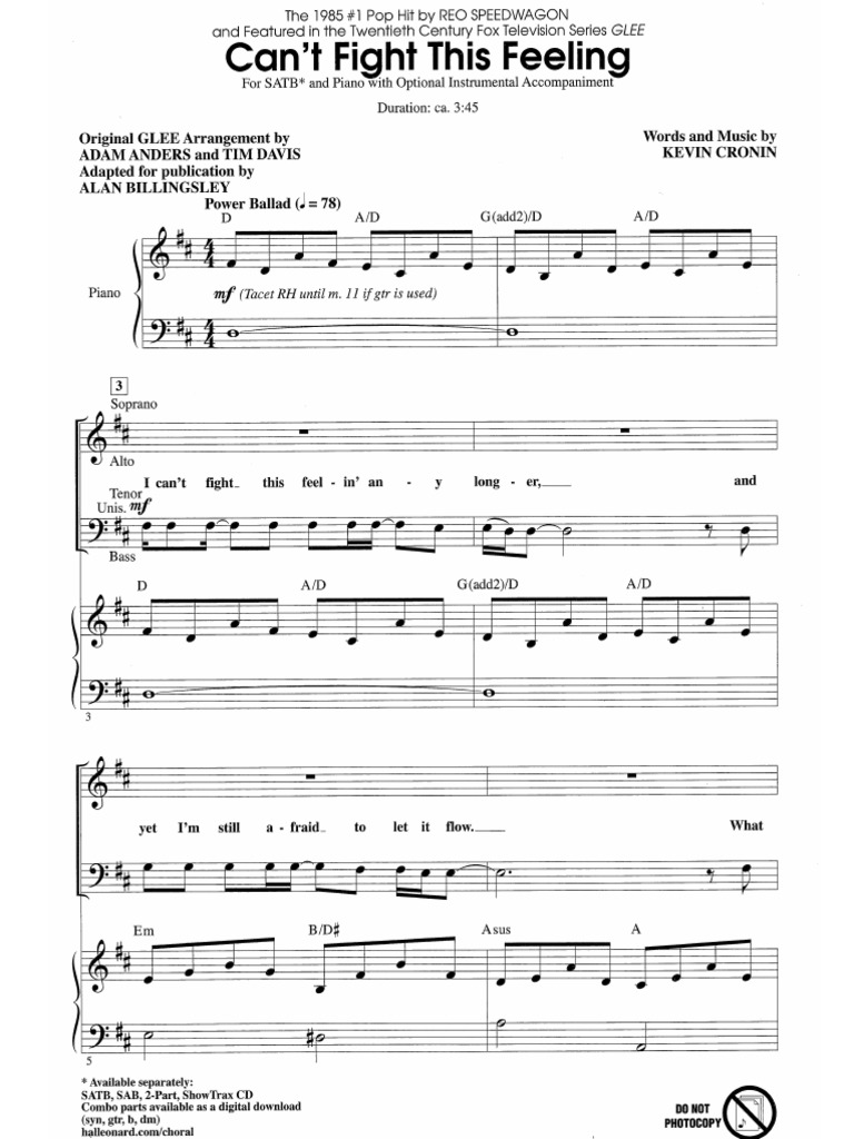 Cant Fight This Feeling | PDF