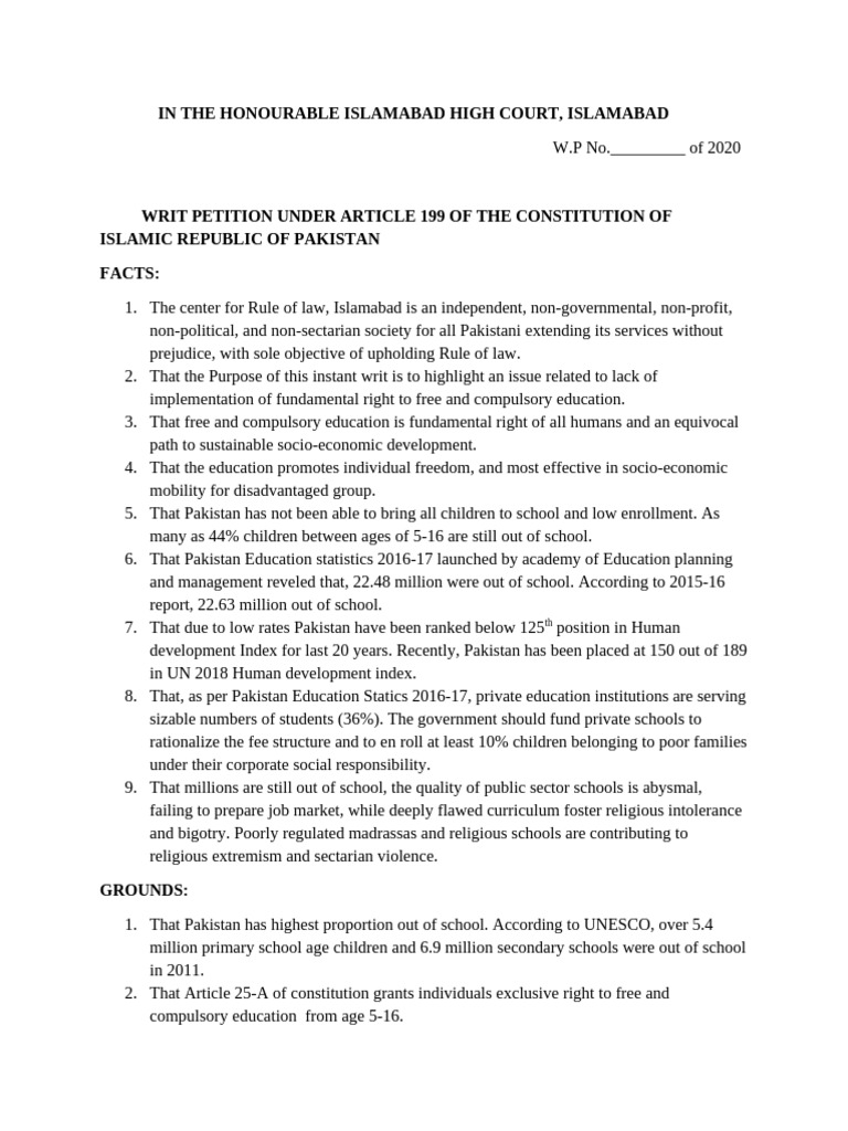 Order 7 Rule 11 Rejection of Plaint | PDF | Pakistan | Justice
