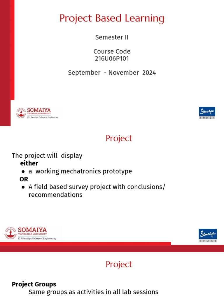 L8 Project Introduction PBL | PDF