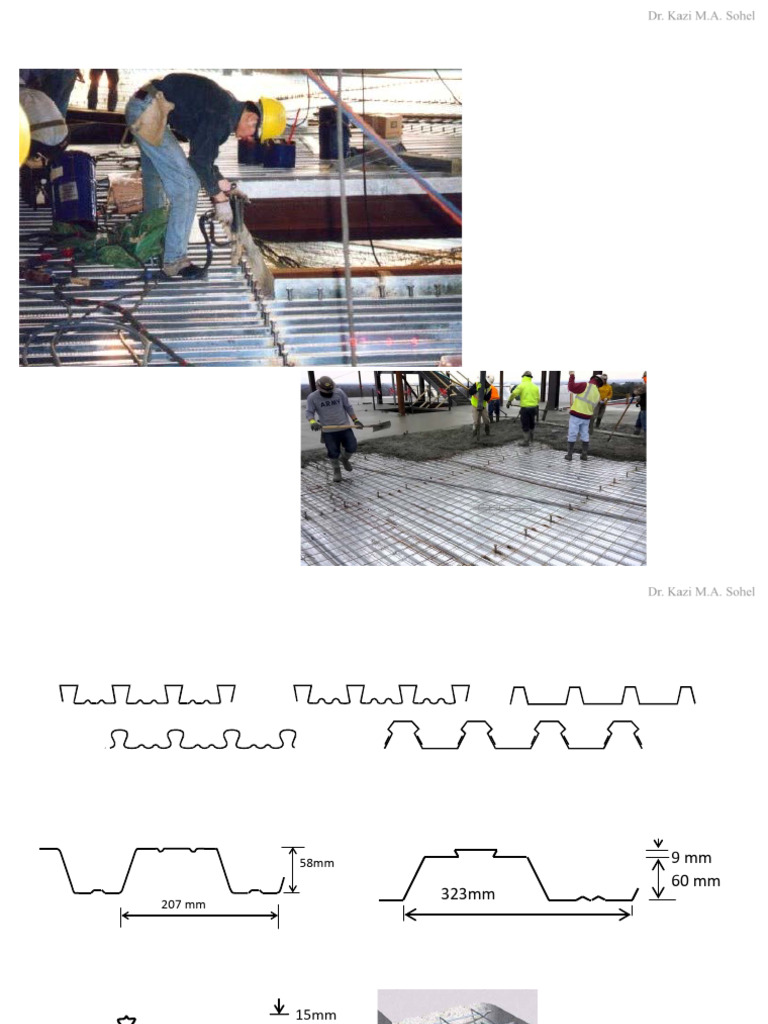 Chapter 8 Composite Floor Construction | PDF | Bending | Beam (Structure)