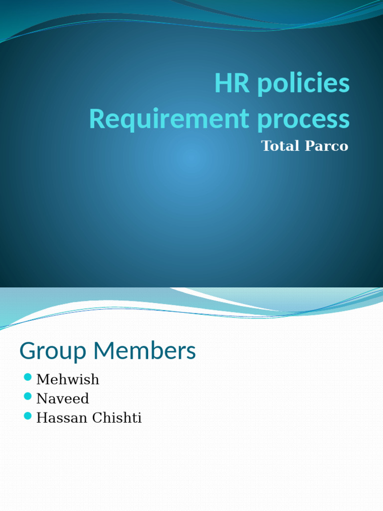 HR Policies | PDF | Employment | Occupational Safety And Health