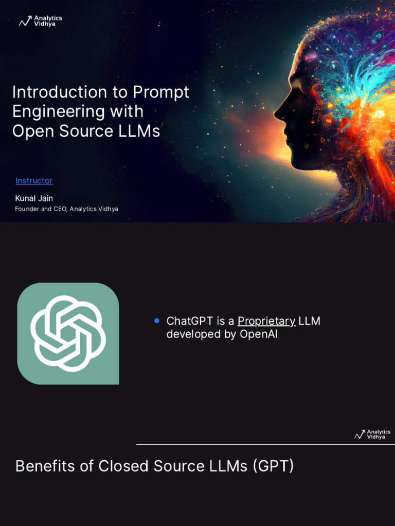 Introduction To Prompt Engineering With Open Source LLMs | PDF
