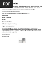 Ciprofloxacin Patient Information Leaflet | PDF | Paresthesia ...