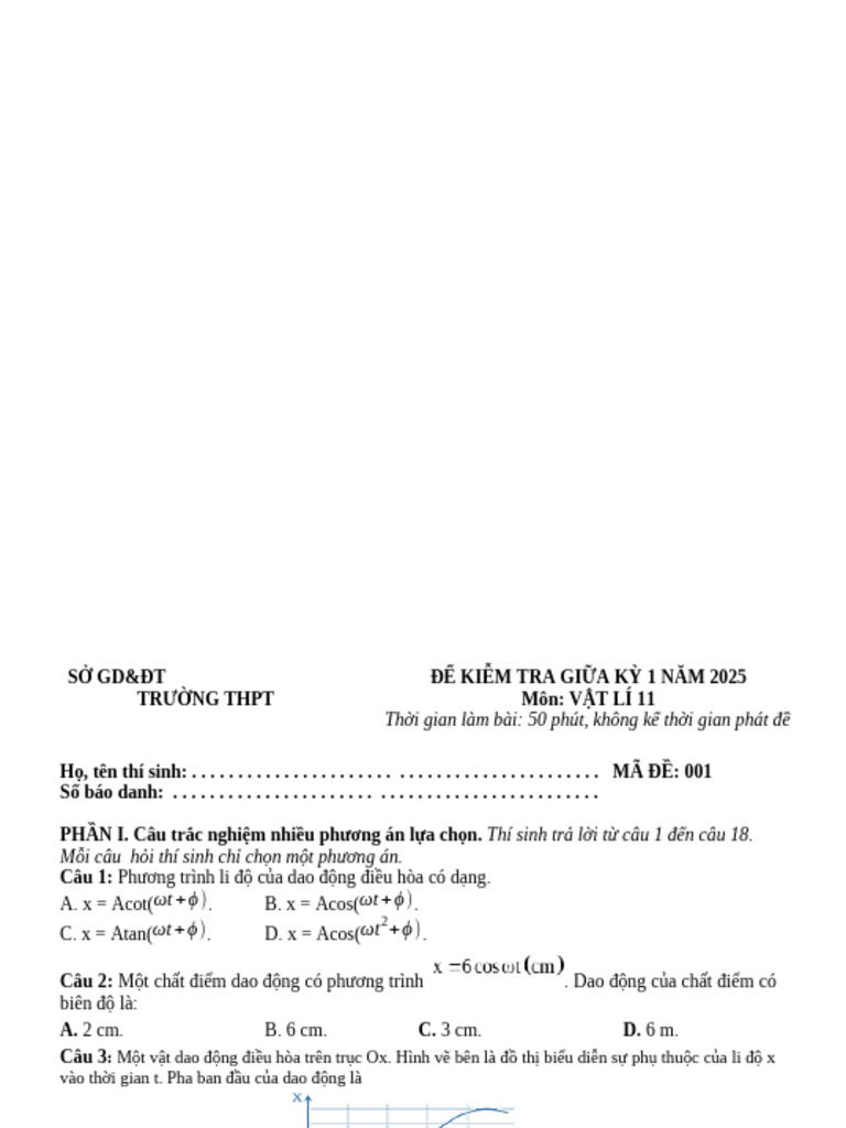 VLI 11 - DE MA TRAN GK1-KNTT-2025kodapan | PDF