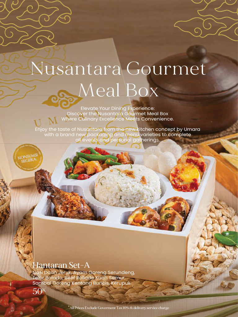 Meal Box Umara 2024 | PDF | Food And Drink | Cooking