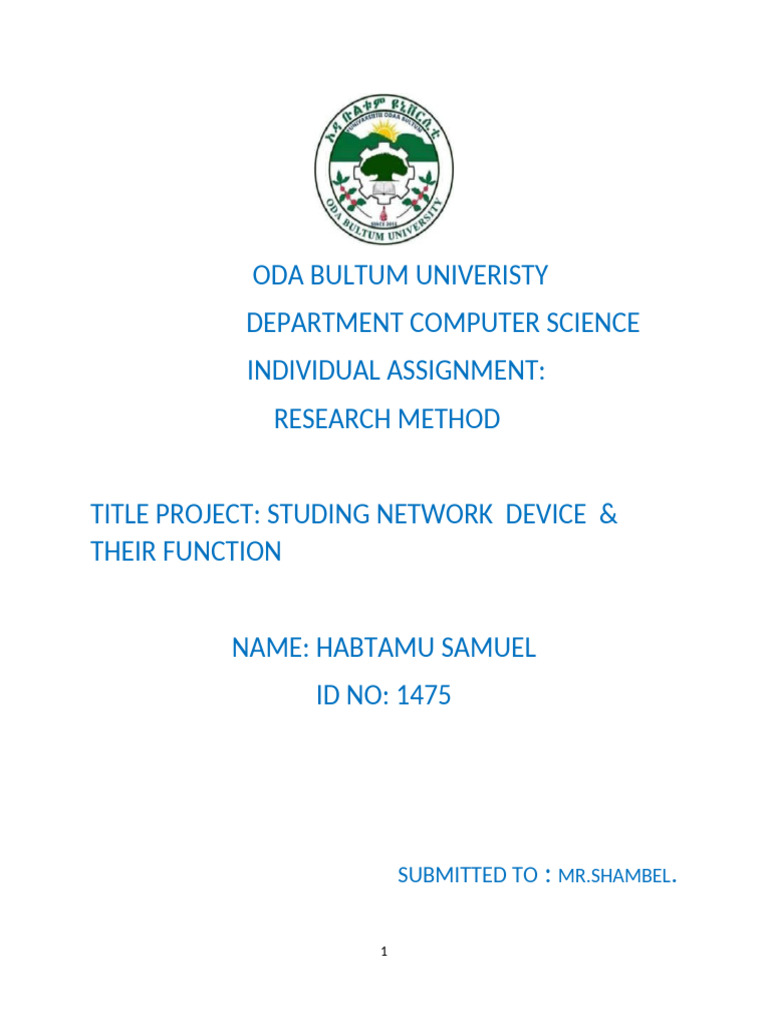 Overview of Network Devices and Functions | PDF | Computer Network ...