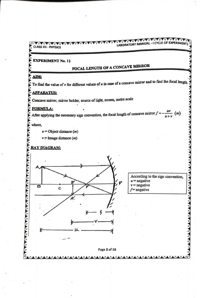 Cycle 2 Phy Exp | PDF
