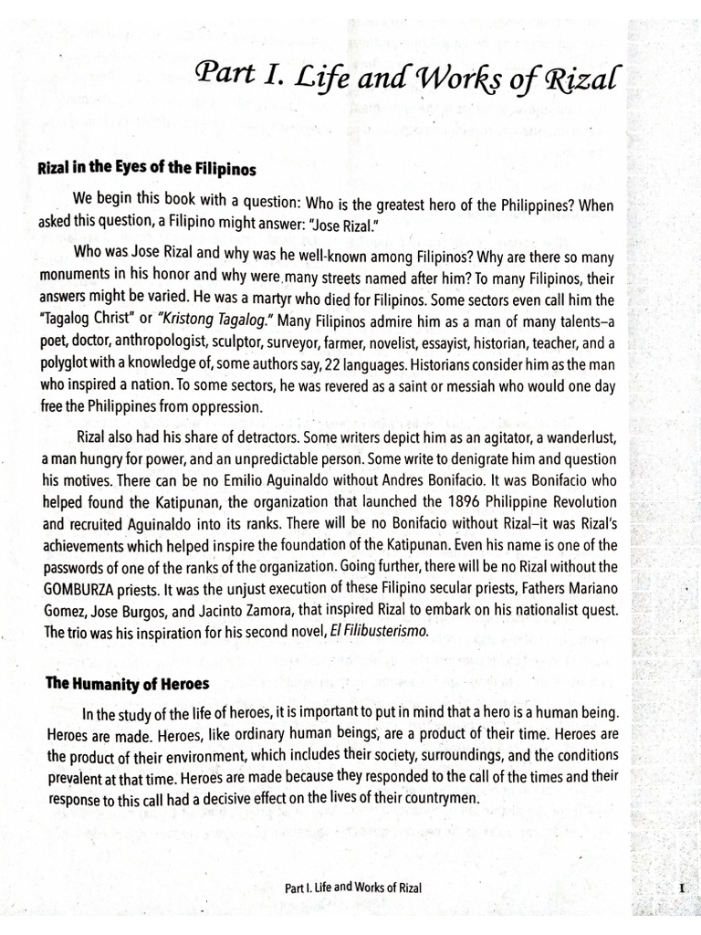 1st Rizal | PDF