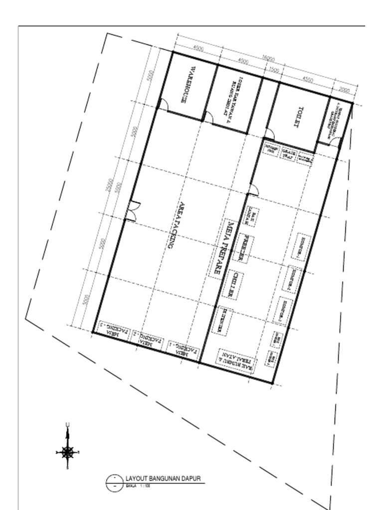 LayOut Bangunan Dapur_Rajeg | PDF