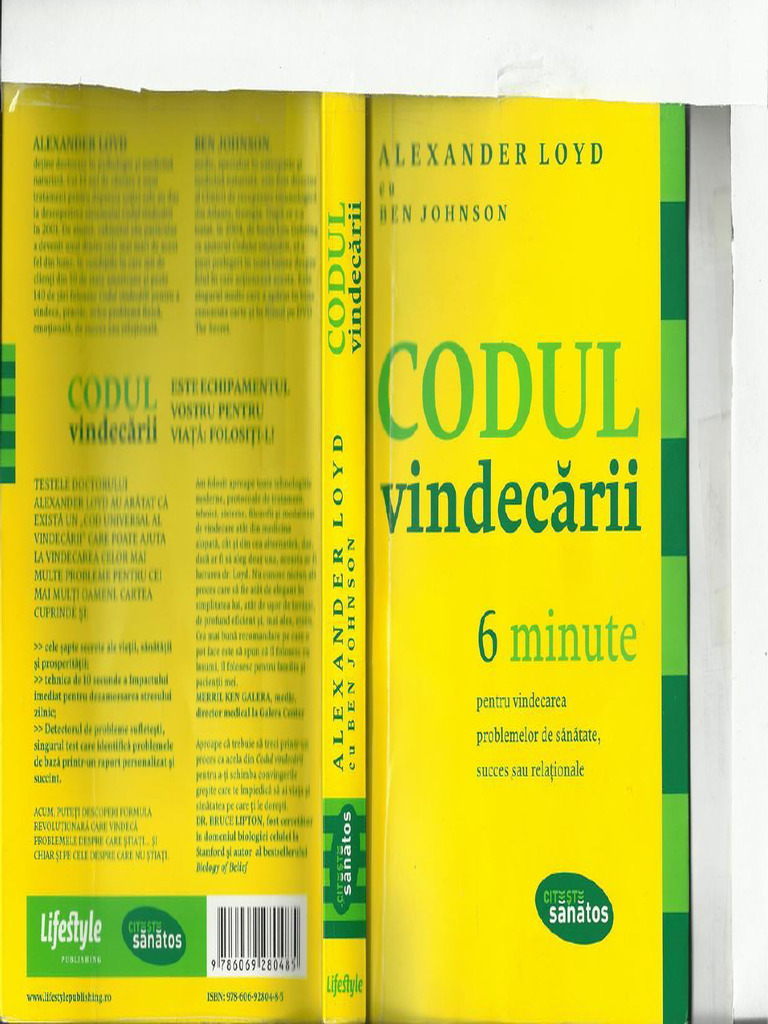 Alexander Loyd Codul Vindecarii PDF Free | PDF