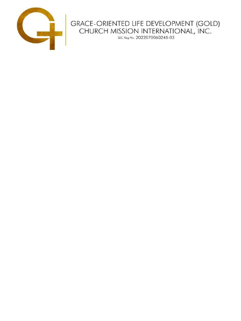 GOLD Header Template | PDF