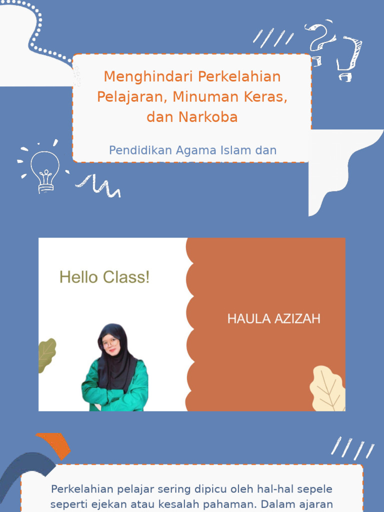 Mencegah Perkelahian dan Narkoba Pelajar | PDF