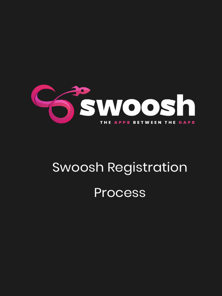 Swoosh Registration Process | PDF | Microsoft | Microsoft Windows