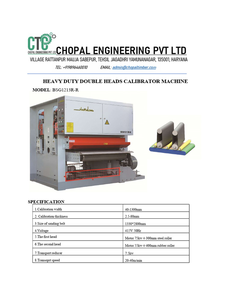 Double Head Calibrator | PDF