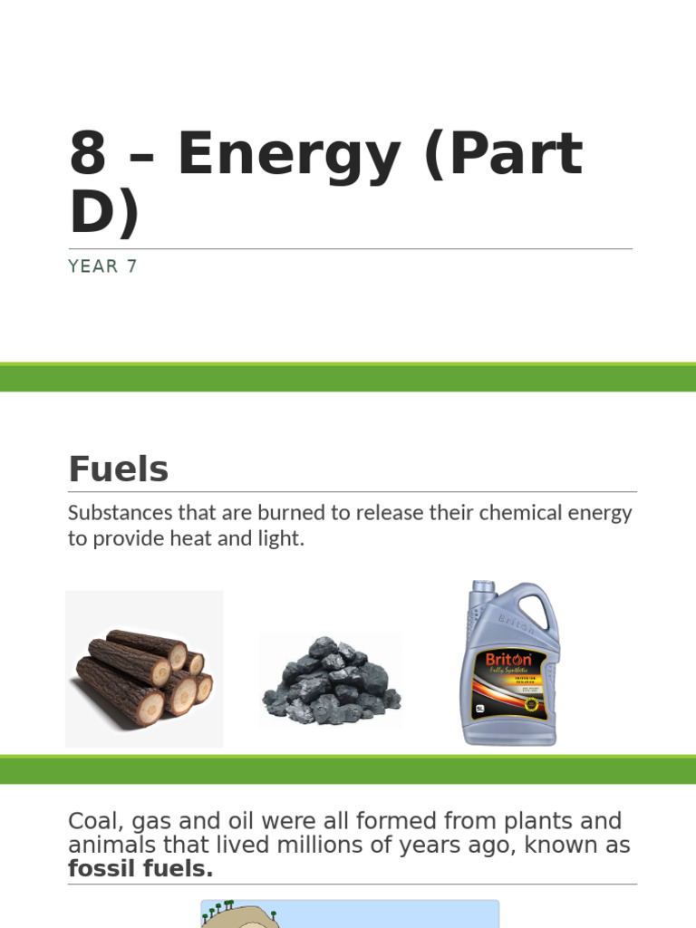 Understanding Fossil Fuels and Energy | PDF