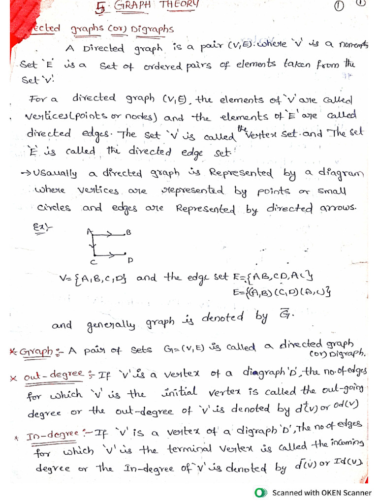 DM 5th Unit (Graph Theory) | PDF