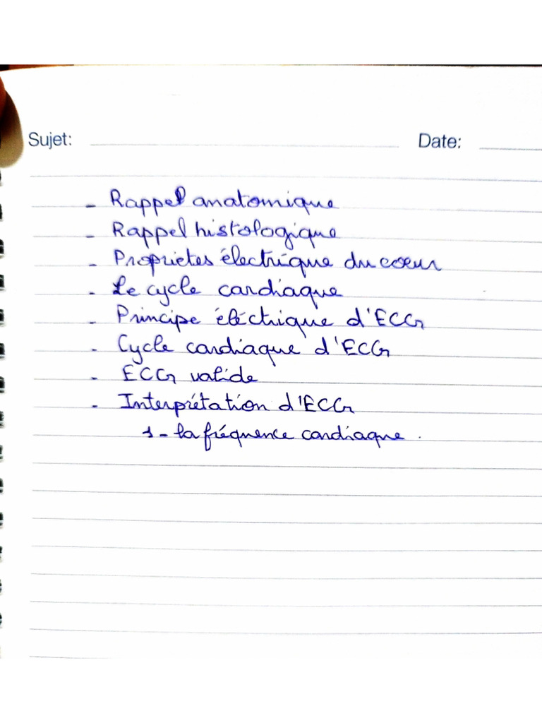 ECG Résumé | PDF