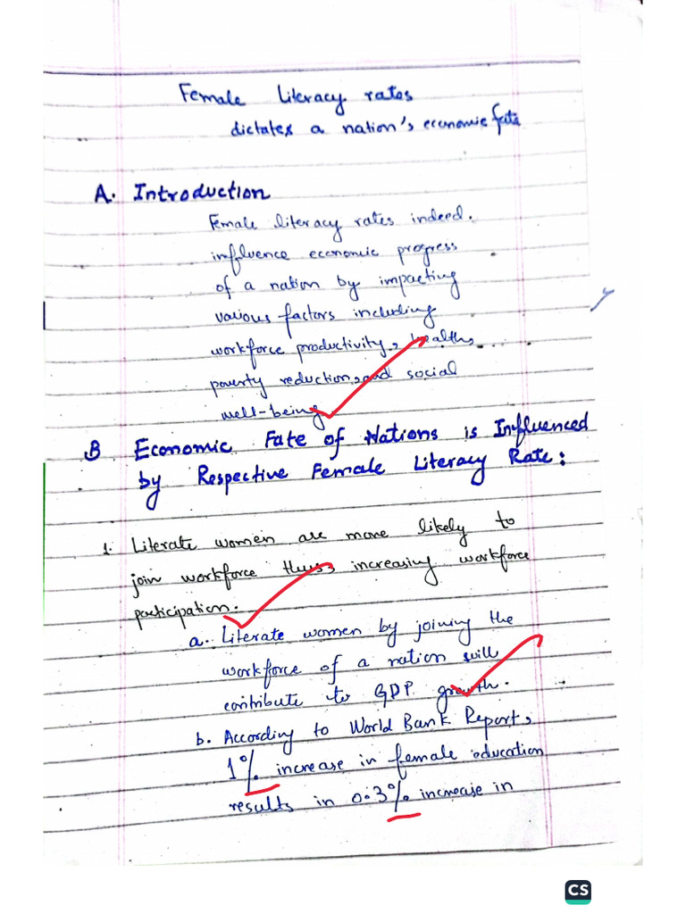 women literacy rate | PDF