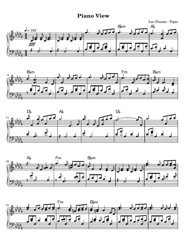 Piano View | PDF