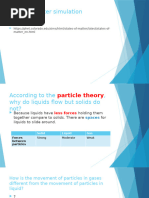 Dissolving and The Particle Theory: Where Does The Sugar Go? | PDF ...