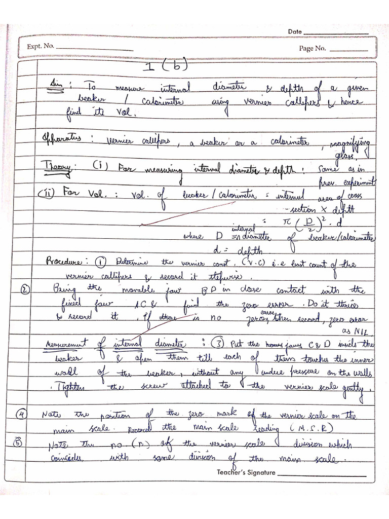 11th phy. experiment 2B | PDF