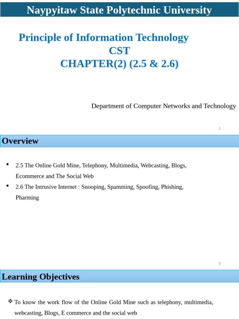 Chapter2(2.5 2.6) | PDF | World Wide Web | Internet & Web