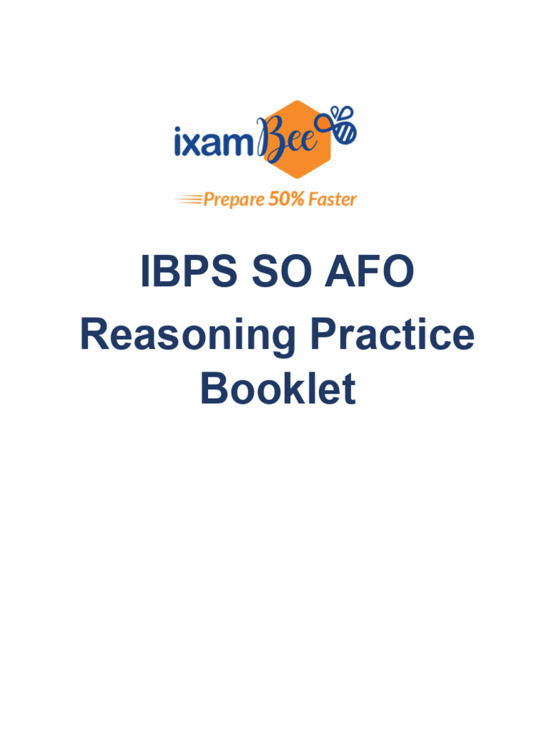 IBPS AFO Reasoning Practice Set | PDF | Linguistics | Human Communication
