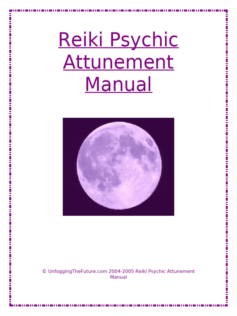Reiki Psychic Attunement | PDF