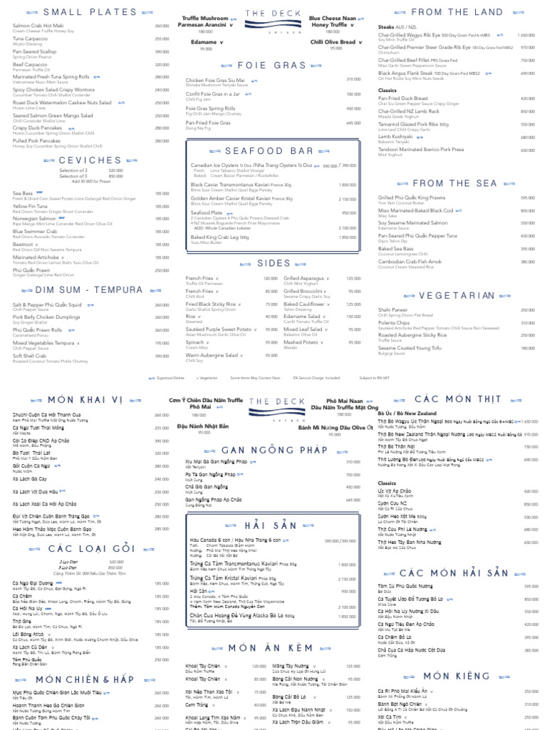 TD Dinner Menu - March | PDF