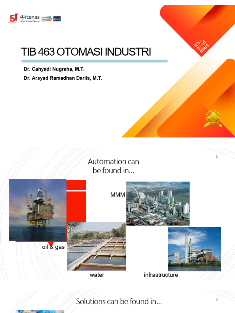 Minggu 02-03 Industrial Control System, Sensors, Actuators | PDF ...