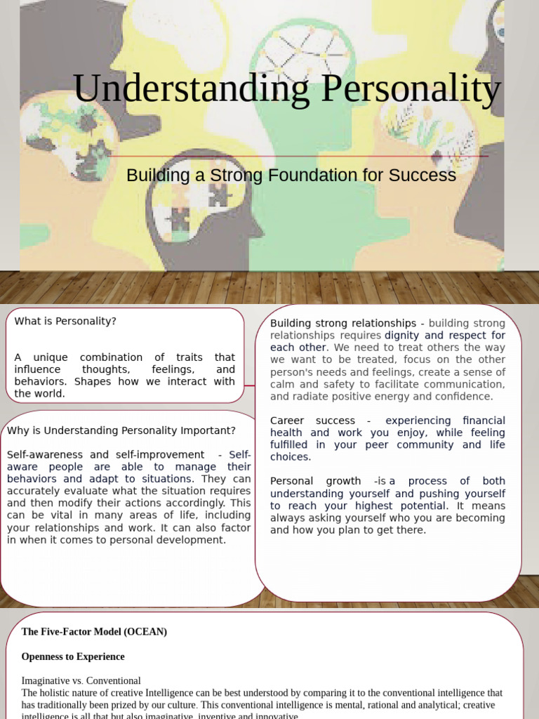 Understanding Personality | PDF | Personality Type | Extraversion And Introversion