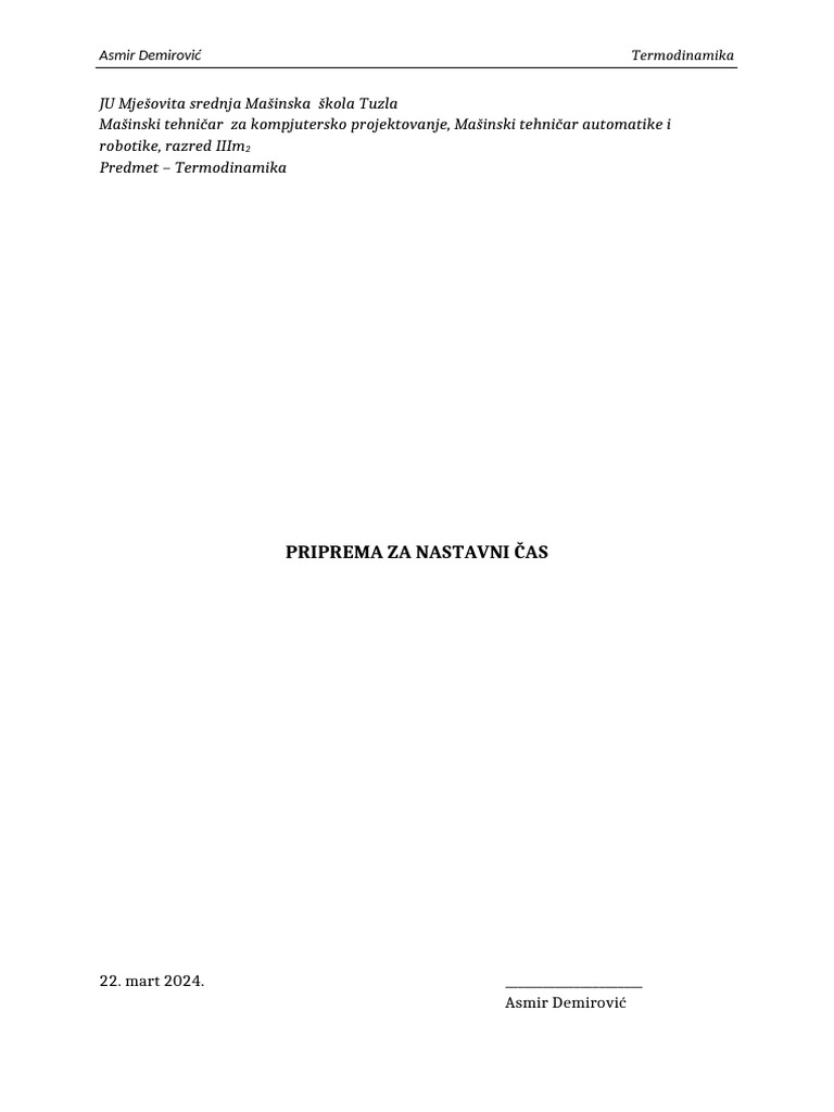 2024 Priprema Hladjenje Pare - Stručni Ispit (Prepravljenaaaaaaaaaa) | PDF