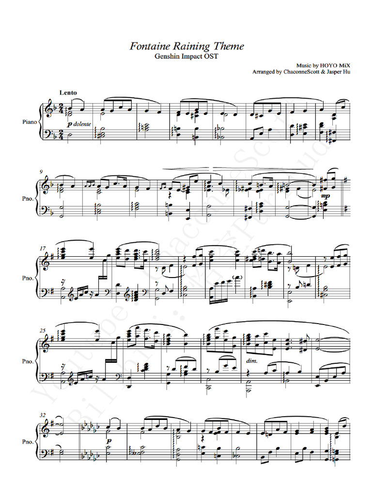 !fontaine Raining Theme | PDF