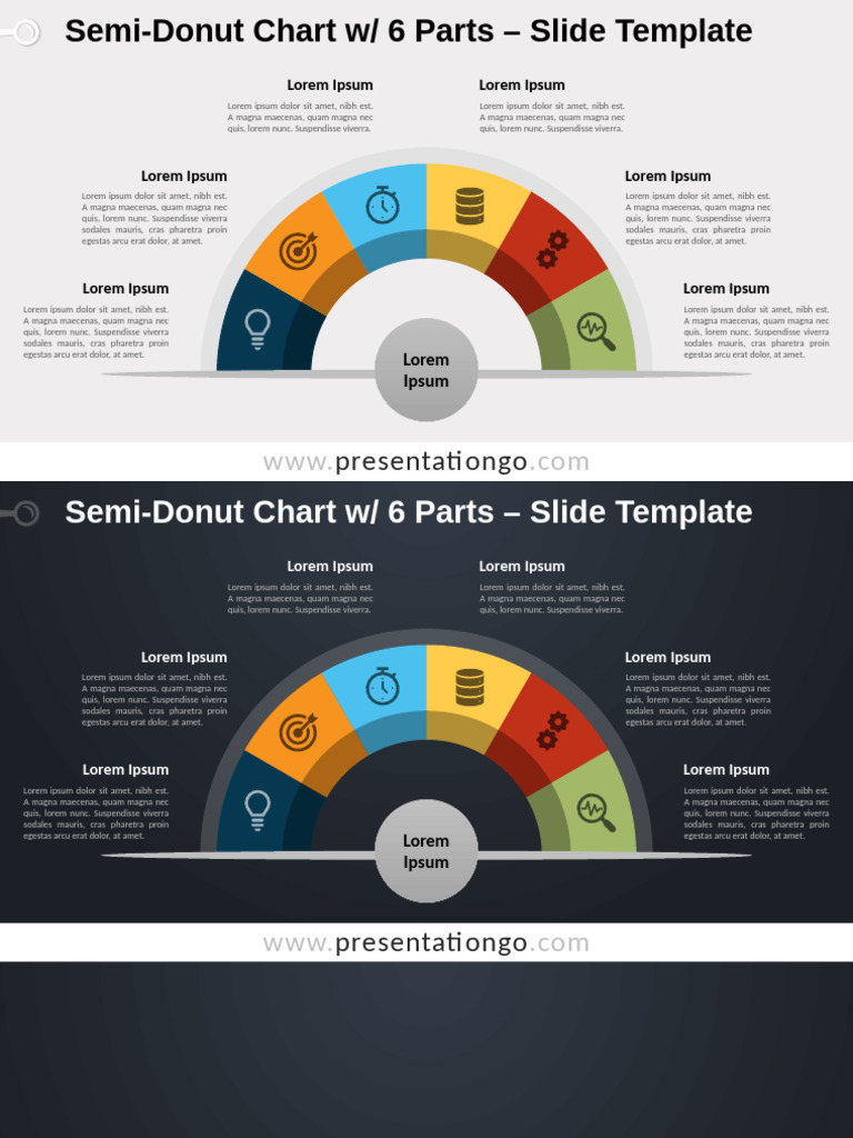 2 0511 Semi Donut Chart 6parts PGo 16 9 | PDF