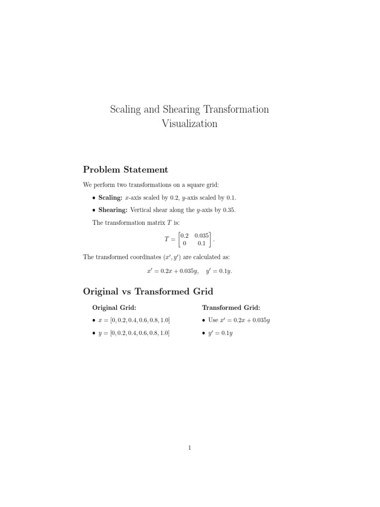 Grid Transformation Visualization | PDF