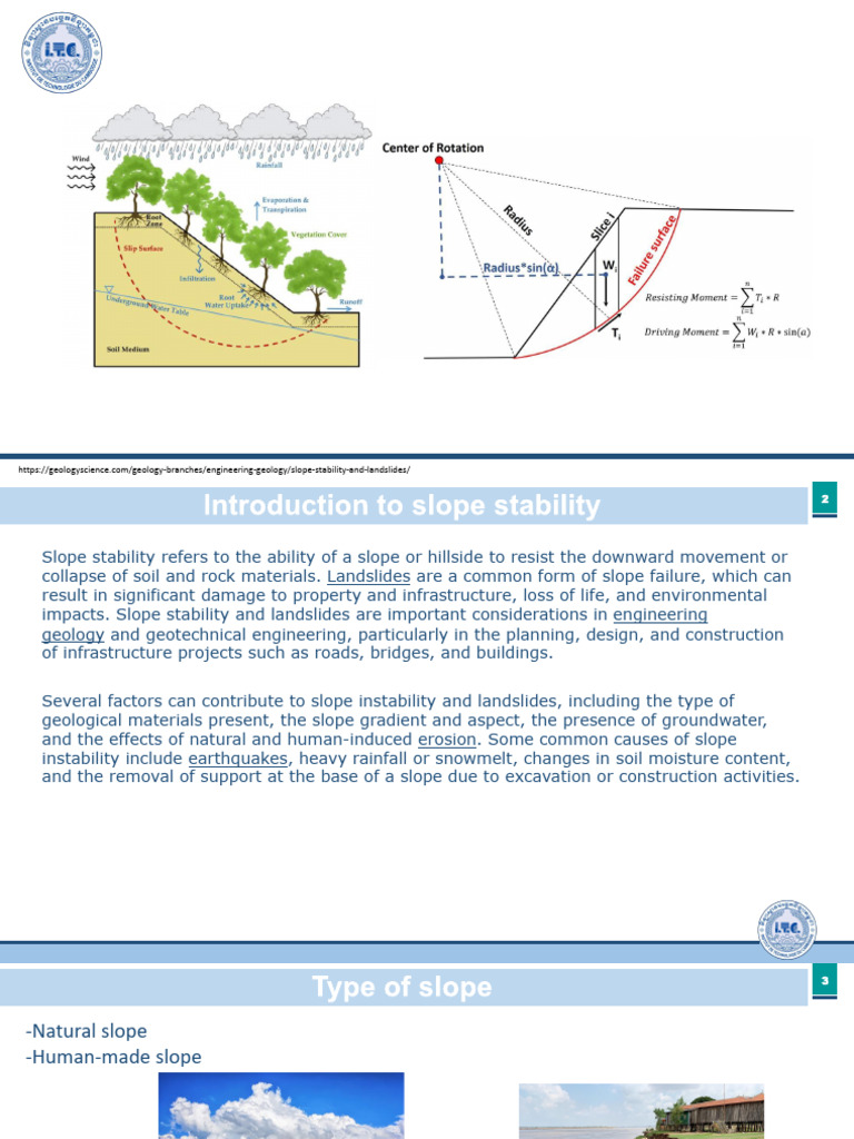 Lecture 5 Slope Stability | PDF | Earth Sciences | Civil Engineering