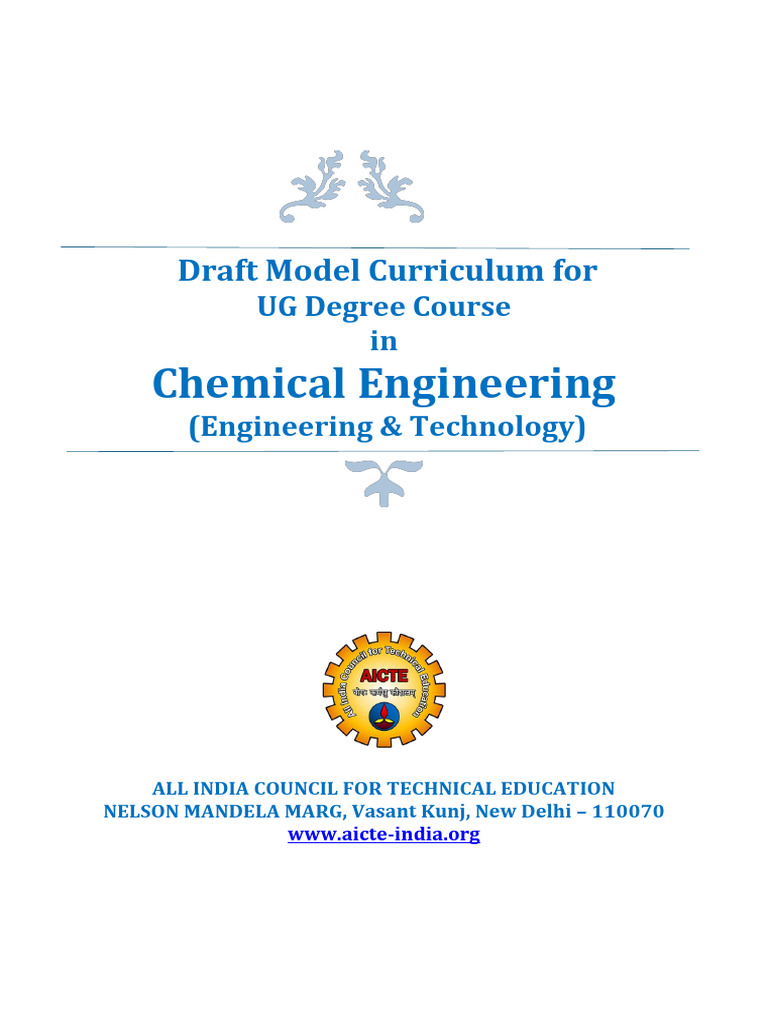 Draft Chemical Engineering Syllabus | PDF | Interdisciplinarity ...