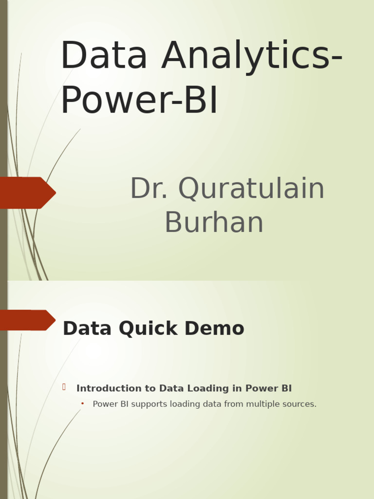 Data Analytics_power BI | PDF | Database Index | Computing