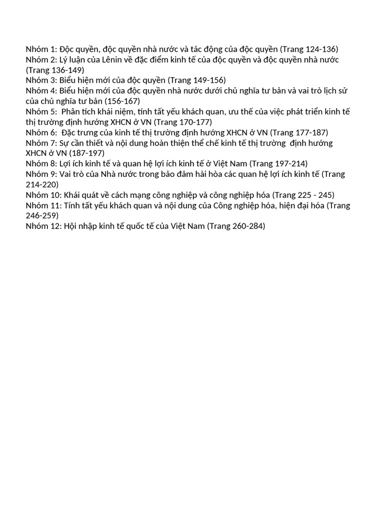 ND thuyết trình KTCT M-LN 12 nhóm | PDF