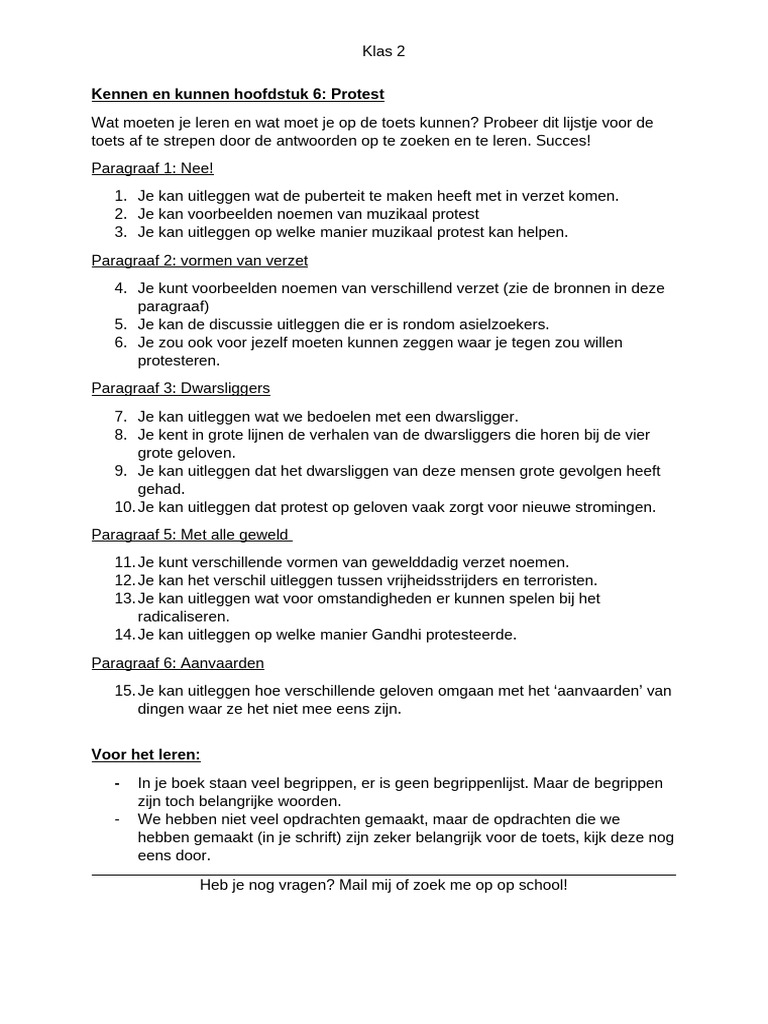 Kennen-en-kunnen-hoofdstuk-6.-klas-ha2 | PDF