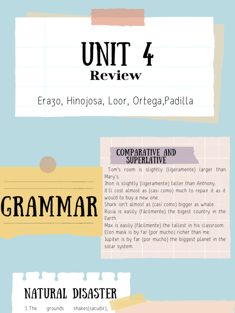 Unit 4 Presentation. | PDF