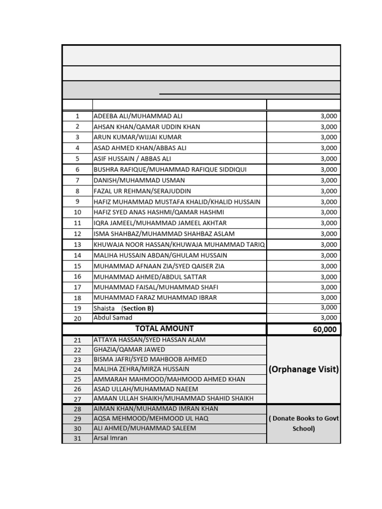 Sir Hassan CD Project List Name | PDF