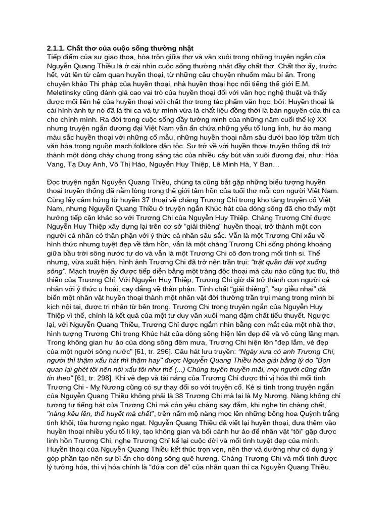 Chất thơ của cuộc sống thường nhật tn NQT | PDF