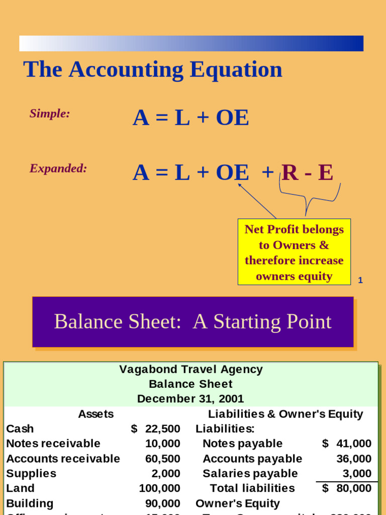 Accounting Equation and Financial Statements | PDF | Equity (Finance ...