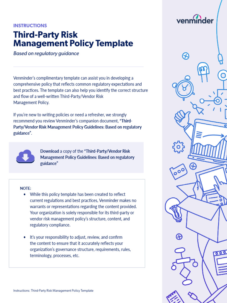 Venminder - Instructions For Venminder Third Party Risk Management ...