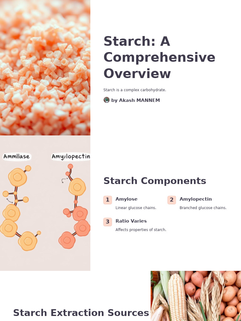 Starch-A-Comprehensive-Overview | PDF