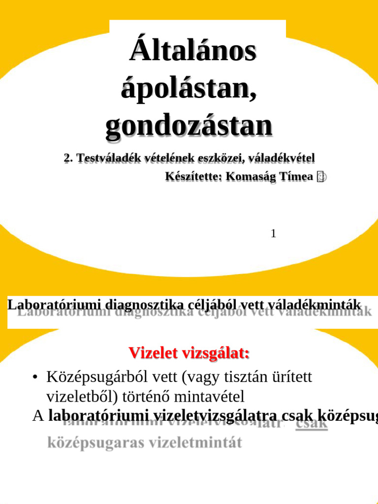 Testváladék Vétel | PDF