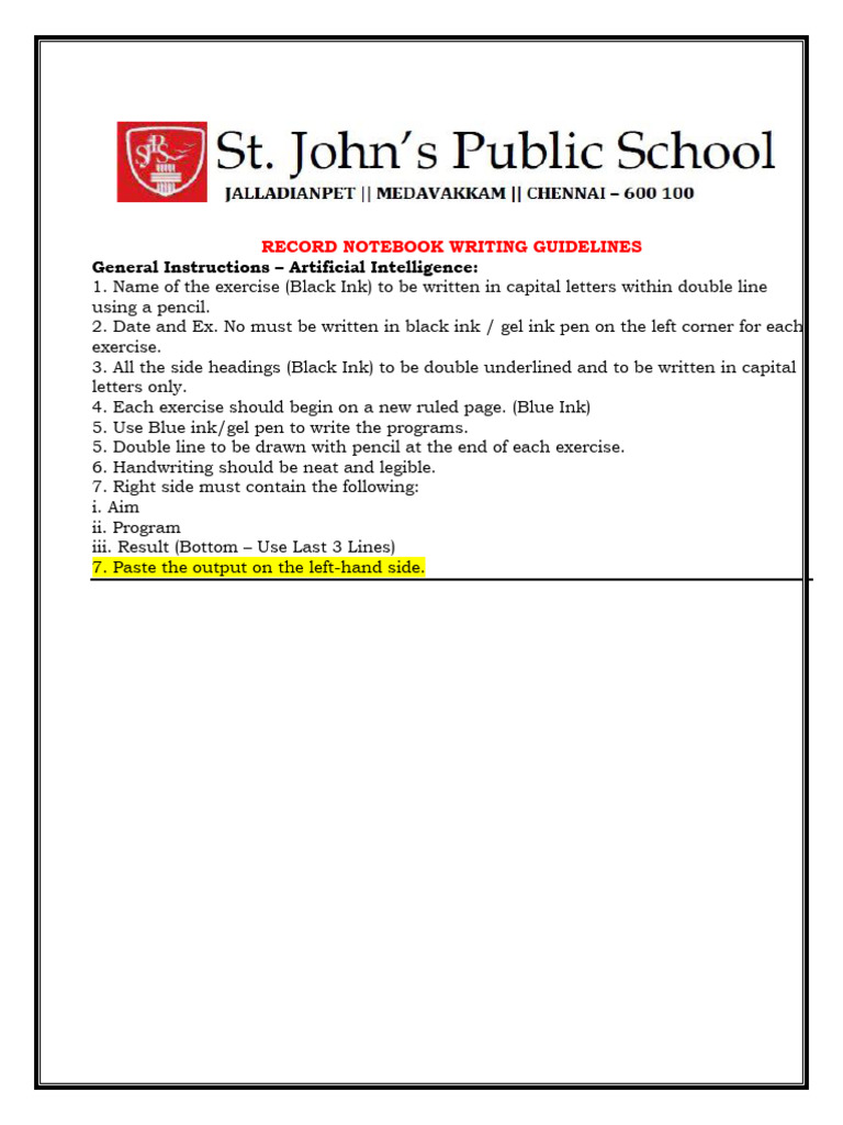 X AI RECORD WORK 2023-2024-1 | PDF | Computing